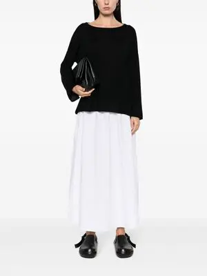 ALLUDE Boat-neck Virgin-wool Jumper