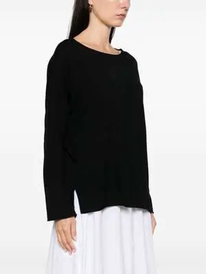 ALLUDE Boat-neck Virgin-wool Jumper