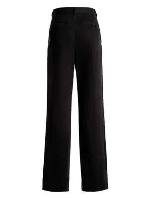 Bally High-waist Cotton Trousers With Belt