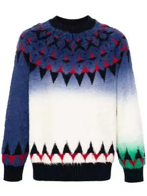 Sacai Patterned Sweaters For Men