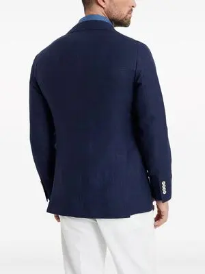 Brunello Cucinelli Single-breasted Linen Blazer