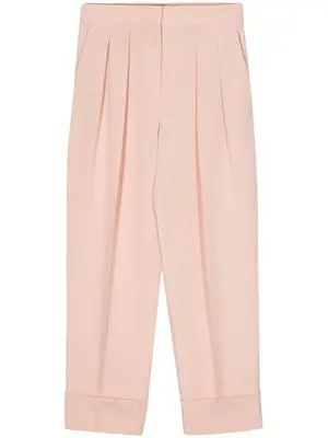 Giorgio Armani Glitter-detail Silk Trousers