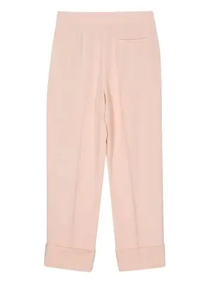 Giorgio Armani Glitter-detail Silk Trousers