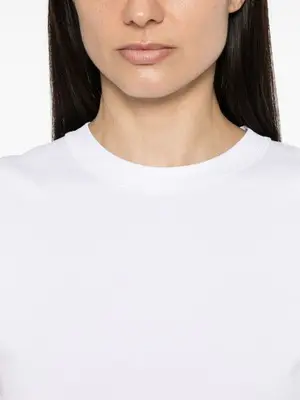Rabanne Chain-detail Cotton T-shirt - White