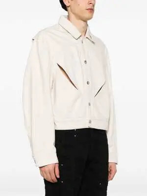 HELIOT EMIL Cut-out Denim Jacket