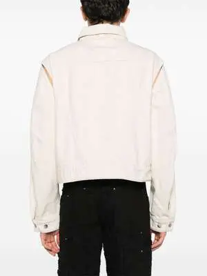 HELIOT EMIL Cut-out Denim Jacket