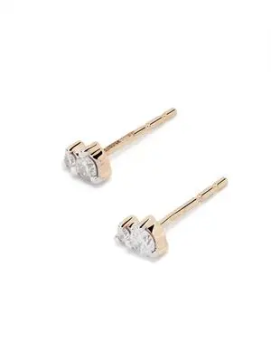 Adina Reyter 14kt Yellow Diamond Amigos Stud Earrings