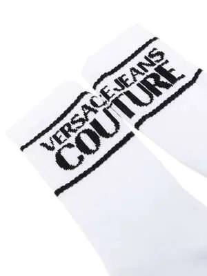 Versace Intarsia-knit Logo Socks