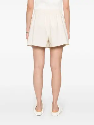 Moncler Poplin Shorts - Neutrals