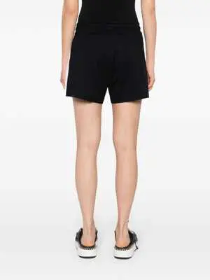 Moncler Logo-appliqué Striped Shorts - Blue