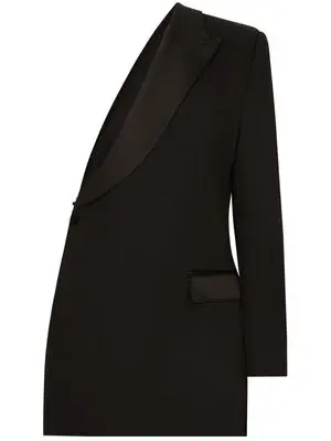 Dolce & Gabbana One-shoulder Blazer - Black