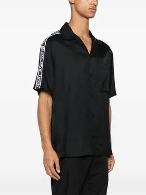 Versace Logo-tape Short-sleeve Shirt