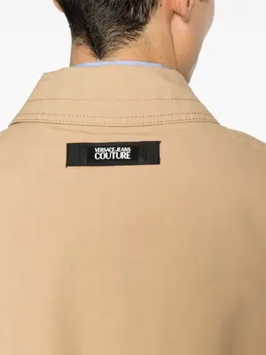 Versace Logo-patch Bomber Jacket