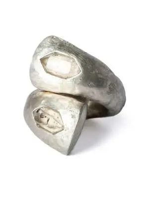 PARTS OF FOUR Big Twisted Druid Diamond Ring
