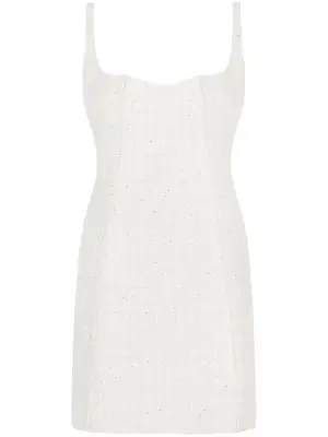Gcds Tweed Mini Dress