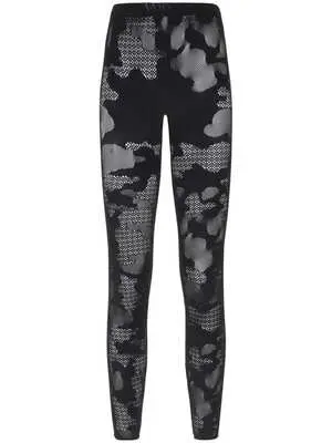 Gcds Camouflage-pattern Mesh Leggings