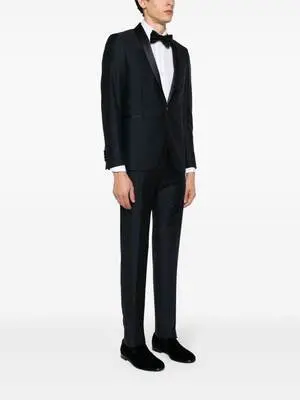 Tagliatore Single-breasted Wool Suit - Blue