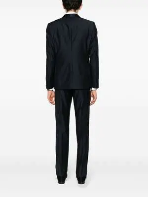 Tagliatore Single-breasted Wool Suit - Blue
