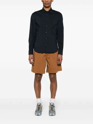 Aspesi Pocket-detailed Poplin Shirt - Blue
