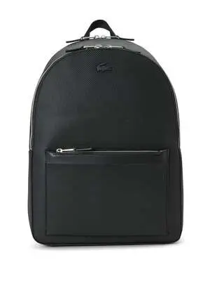 Lacoste Chantaco Leather Backpack - Black