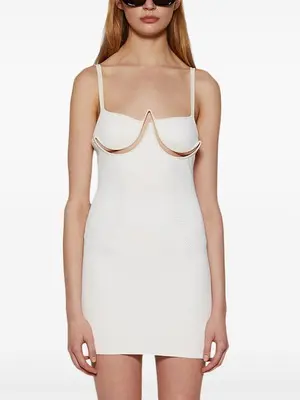 DION LEE Underwire-cup Mini Dress