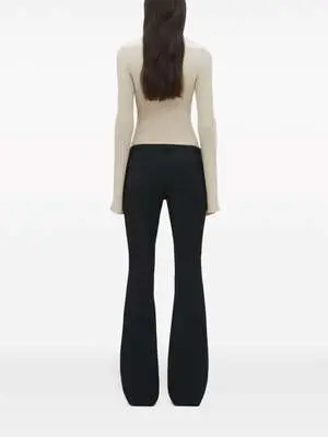 COURREGES Ribbed-knit Bodysuit - Neutrals