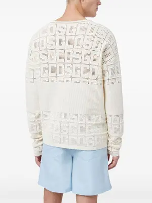 Gcds Monogram Macramé Jumper