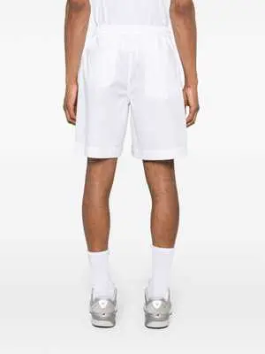Aspesi Elasticated-waist Poplin Shorts - White