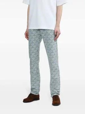 Casablanca Monogram Print Jeans