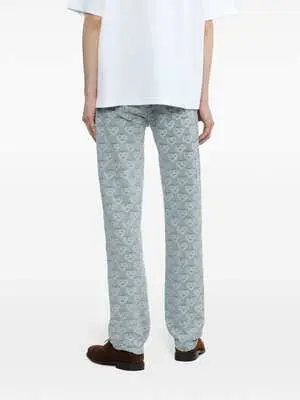 Casablanca Monogram Print Jeans