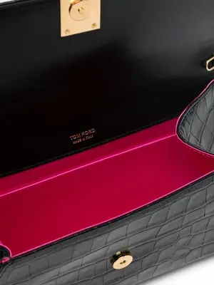 TOM FORD Croc-embossed Shoulder Bag