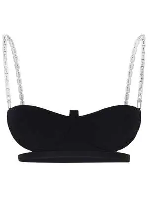 Gcds Logo-chain Bra Top - Black