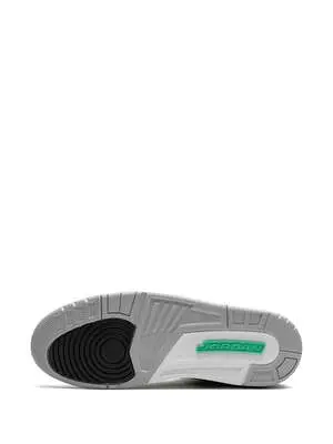 JORDAN Air 3 Retro Green Glow Sneakers - Black