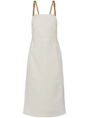Prada Linen Midi Dress