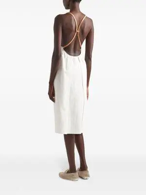 Prada Linen Midi Dress