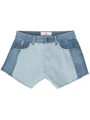 CHIARA FERRAGNI Logo-patch Denim Shorts