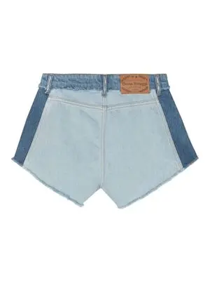 CHIARA FERRAGNI Logo-patch Denim Shorts