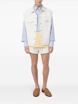 Gcds Sequin-embellished Tweed Shorts