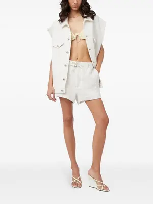 Gcds Sequin-embellished Tweed Shorts