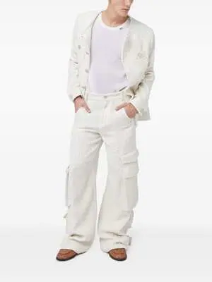 Gcds Sequin-embellished Tweed Jacket - White
