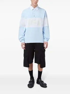Gcds Logo-embroidered Cotton Polo Shirt