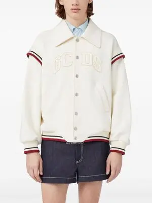 Gcds Logo-embroidered Bomber Jacket