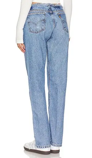 ALIGRACE Undone Mini Rise Customs Jeans