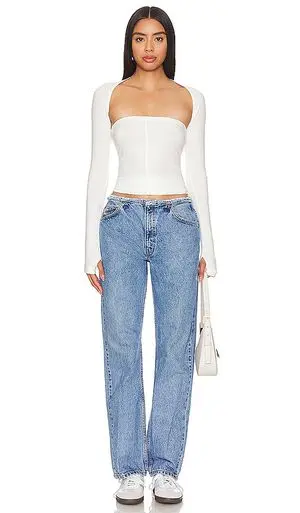 ALIGRACE Undone Mini Rise Customs Jeans