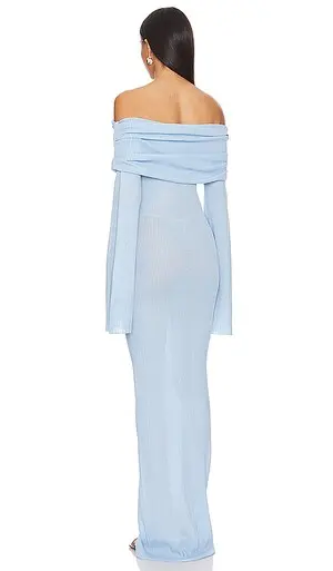 SEROYA Galleria Maxi Dress - Powder Blue