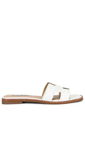 Steve Madden Hadyn Slide Sandal - White Leather