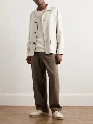 Zegna Bouclé-twill Chore Jacket
