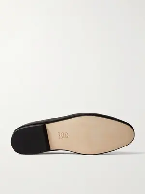 Rubinacci Marphy Tasselled Leather Loafers - Black