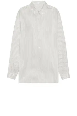 THE ROW Albie Shirt In White