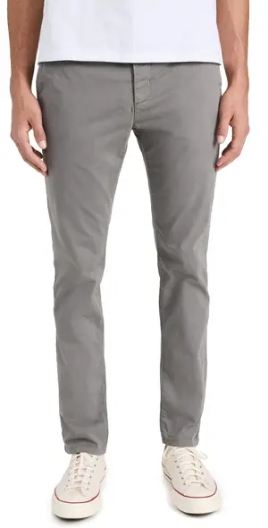 Paige Danford Stretch Sateen Chinos - Cool Slate
